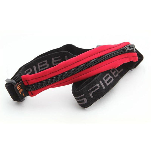 Spibelt Original Running Belt - Red with Black Zip - SPIbelt Australia