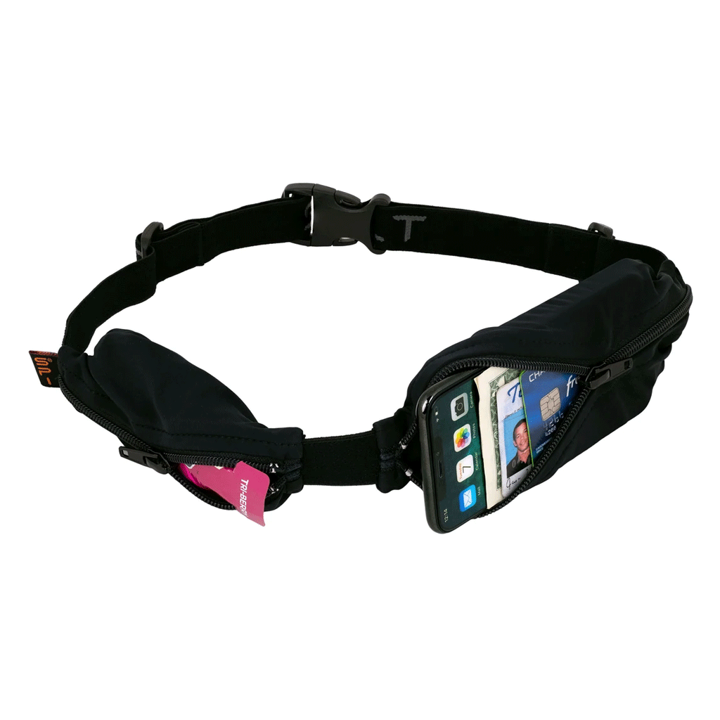 SPIbelt Dual Pocket Belt - Black - SPIbelt Australia