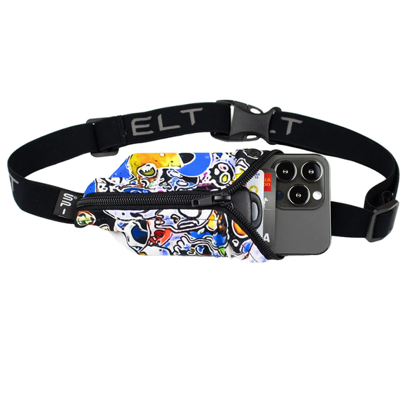 Spibelt Original Running Belt - Graffiti Skulls - SPIbelt Australia